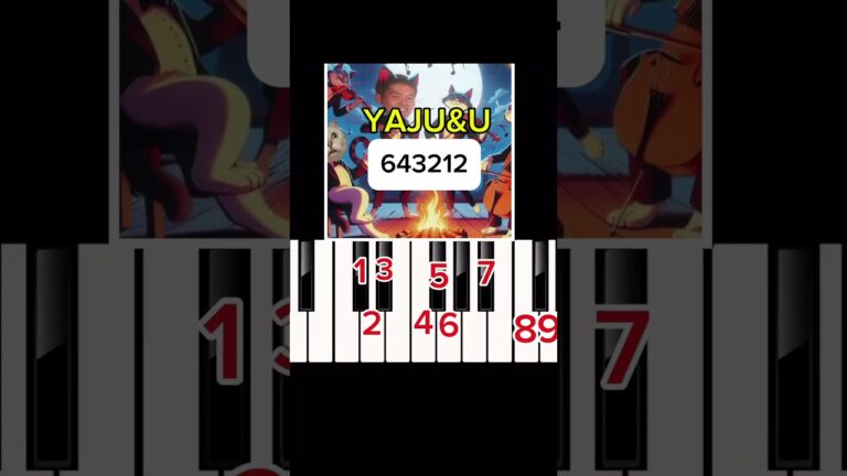 スマホで弾ける YAJU&U 簡単ピアノ #YAJU&U #野獣先輩 #piano #pianotutorial – EASYPIANO | 簡単ピアノ
